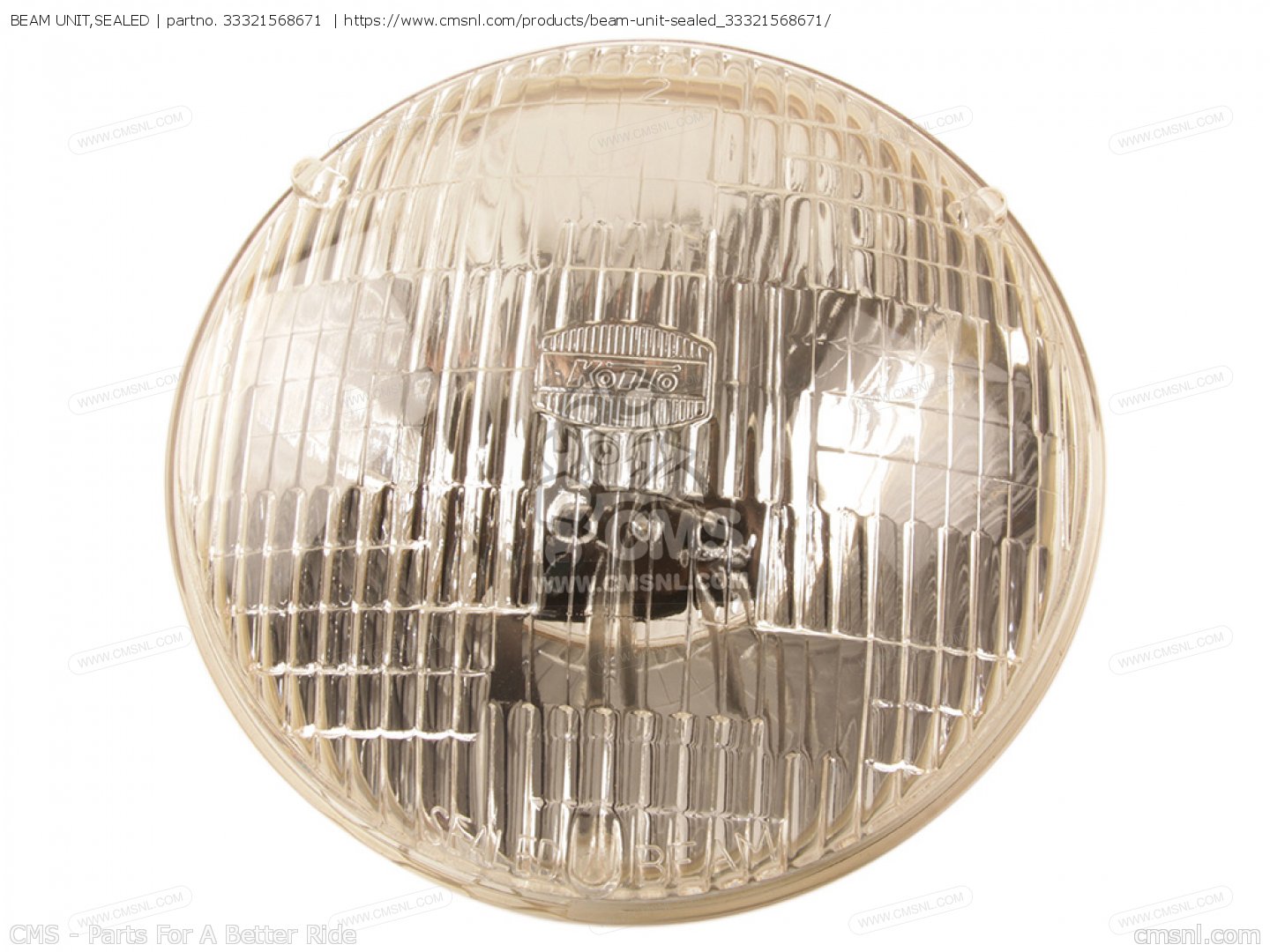 33321568671: BEAM UNIT,SEALED Honda - buy the 33321-568-671 at CMSNL