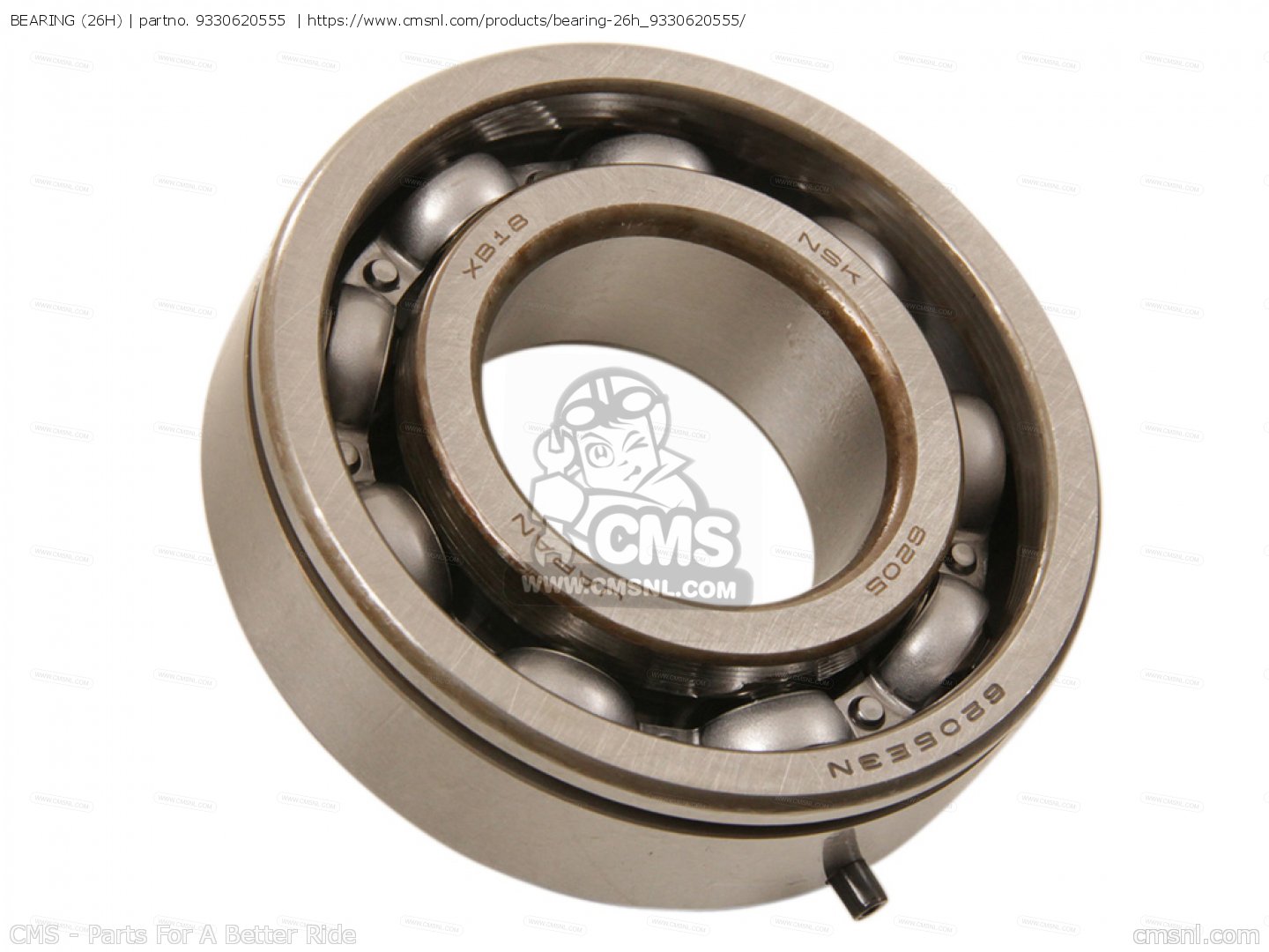 9330620555: BEARING (26H) Yamaha - buy the 93306-20555-00 at CMSNL