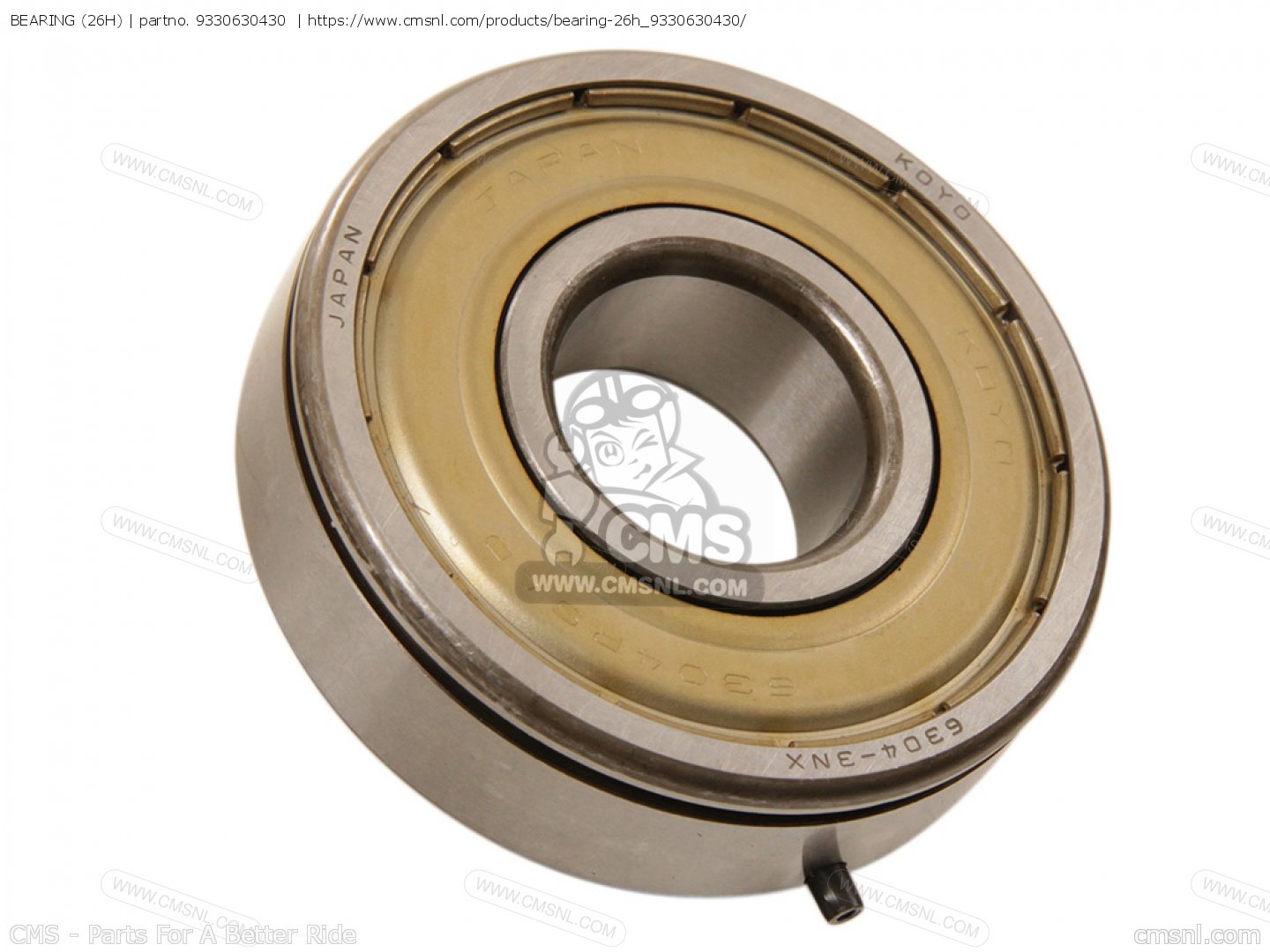 9330630430: BEARING (26H) Yamaha - buy the 93306-30430-00 at CMSNL