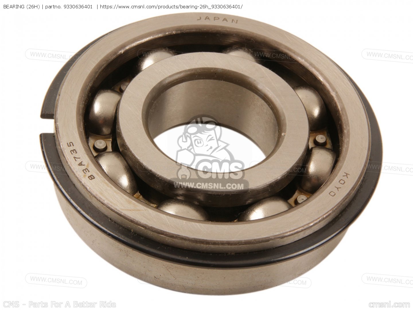 9330636401: BEARING (26H) Yamaha - buy the 93306-36401-00 at CMSNL