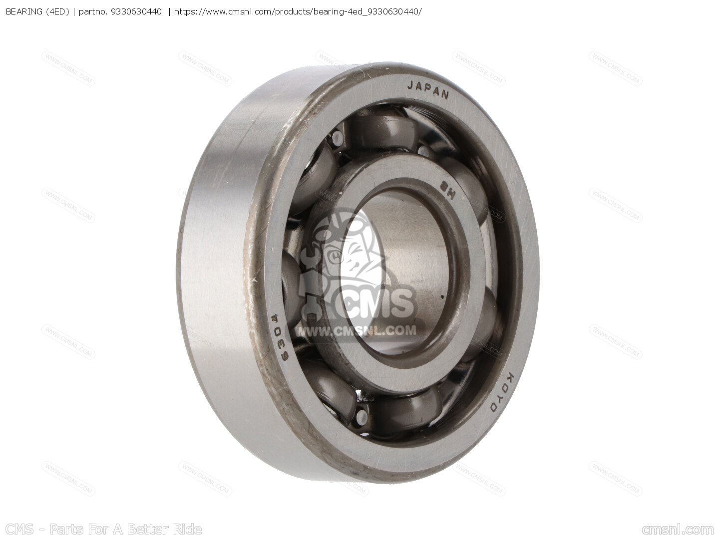 9330630440: BEARING (4ED) Yamaha - buy the 93306-30440-00 at CMSNL