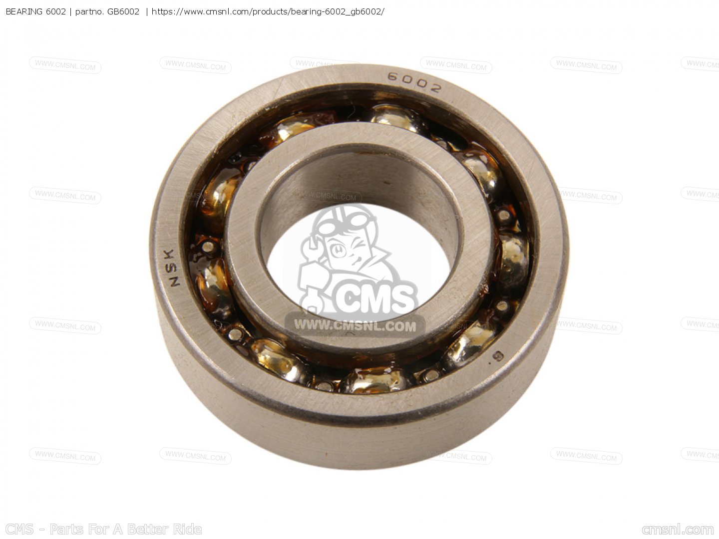 GB6002: BEARING 6002 Honda - buy the GB6002 at CMSNL