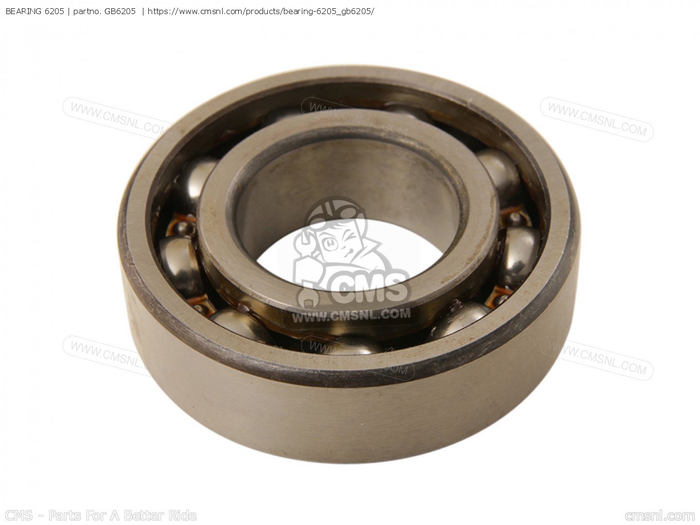 GB6205: BEARING 6205 Honda - buy the GB6205 at CMSNL