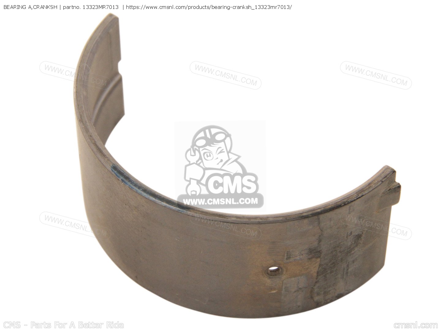 13323MR7013: Bearing A,cranksh Honda - buy the 13323-MR7-013 at CMSNL