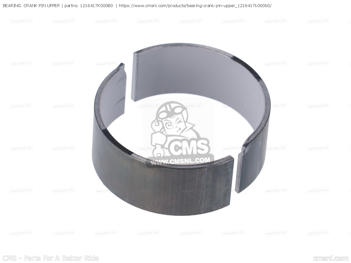1216417K000B0: BEARING. CRANK PIN UPPER Suzuki - buy the 12164-17K00 ...