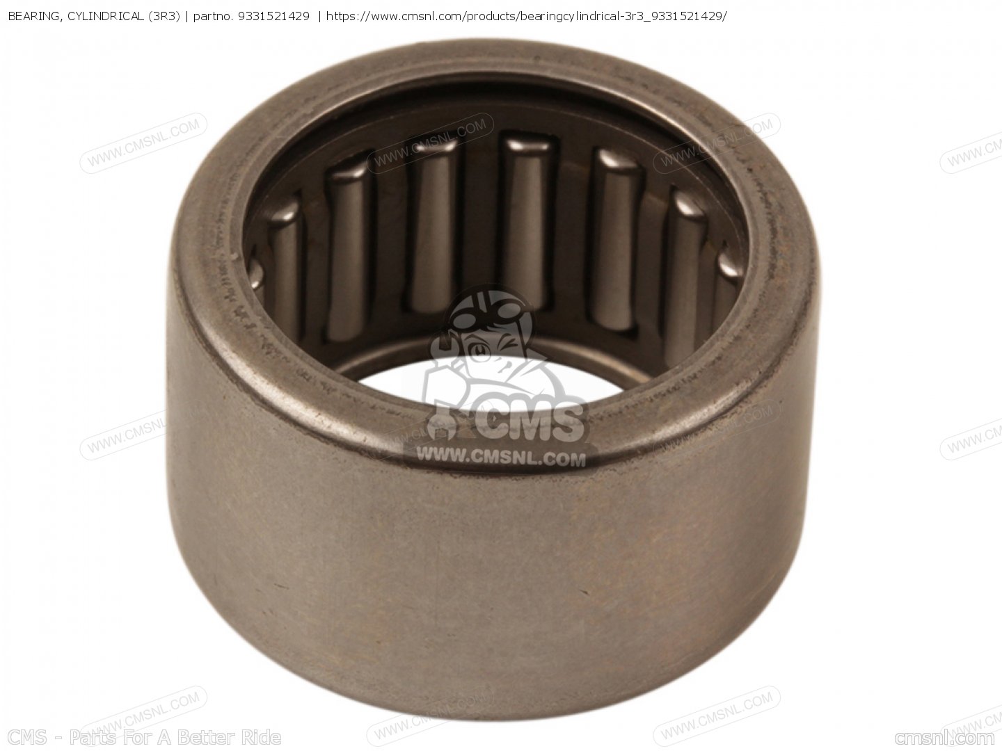 9331521429: BEARING, CYLINDRICAL (3R3) Yamaha - buy the 93315-21429-00 ...