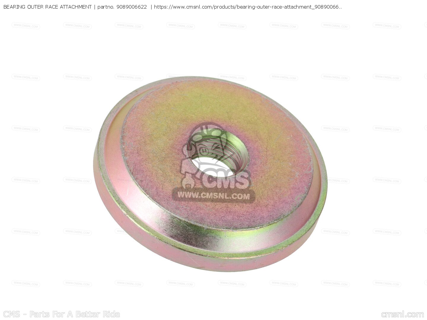 9089006622: BEARING OUTER RACE ATTACHMENT Yamaha - buy the 90890-06622 ...