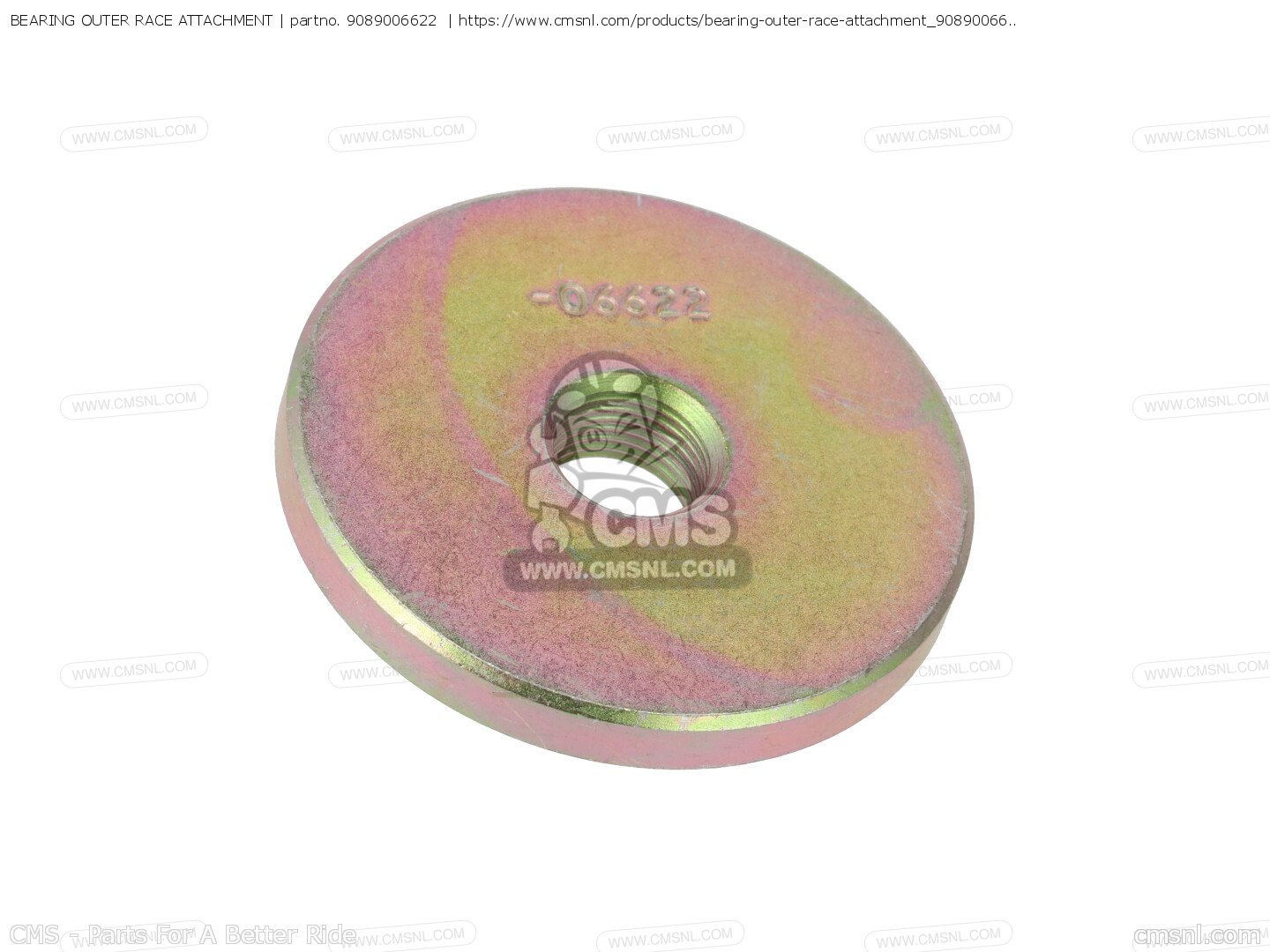 9089006622: BEARING OUTER RACE ATTACHMENT Yamaha - buy the 90890-06622 ...