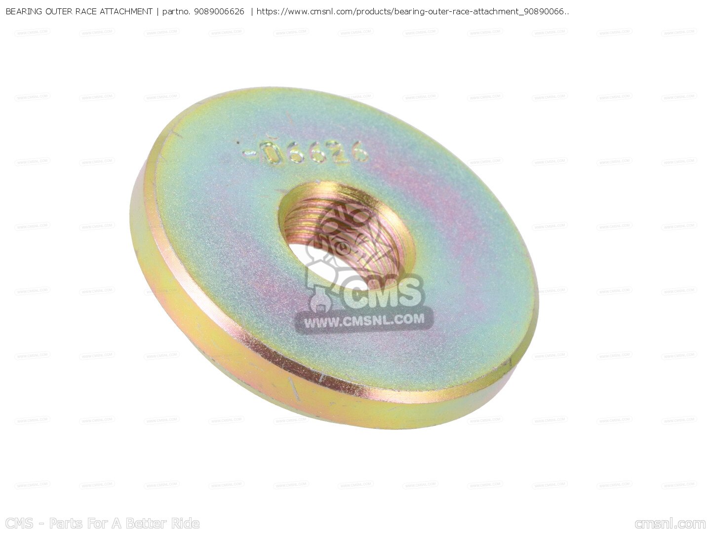 9089006626: BEARING OUTER RACE ATTACHMENT Yamaha - buy the 90890-06626 ...