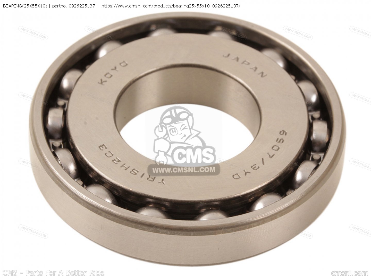 0926225137: BEARING(25X55X10) Suzuki - buy the 09262-25137 at CMSNL