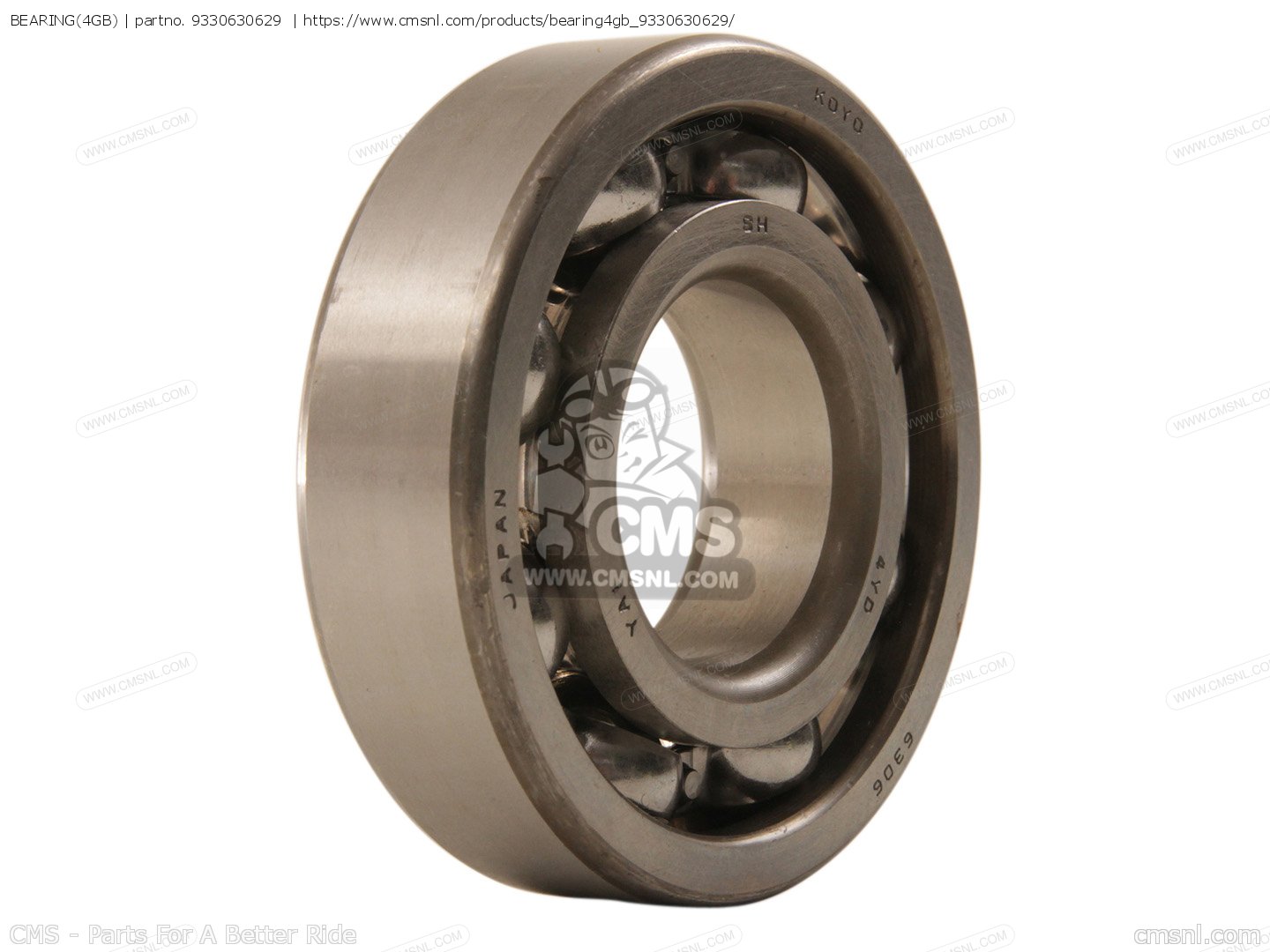 9330630629: Bearing(4gb) Yamaha - buy the 933-06306-29 at CMSNL