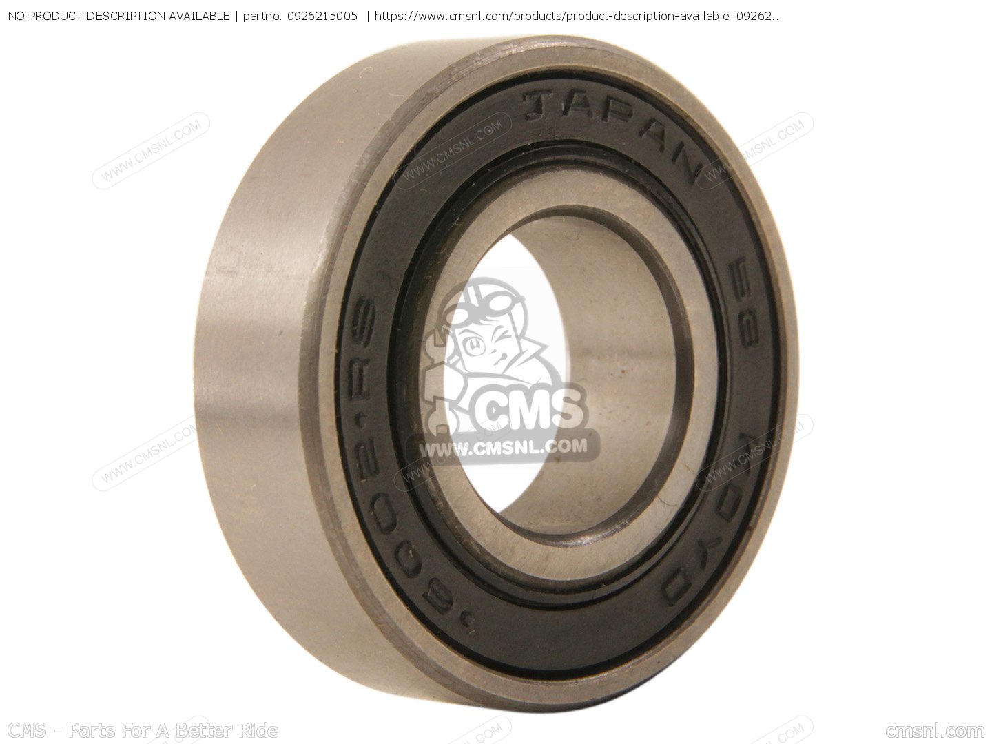 0926215005: BEARING Suzuki - buy the 09262-15005-000 at CMSNL