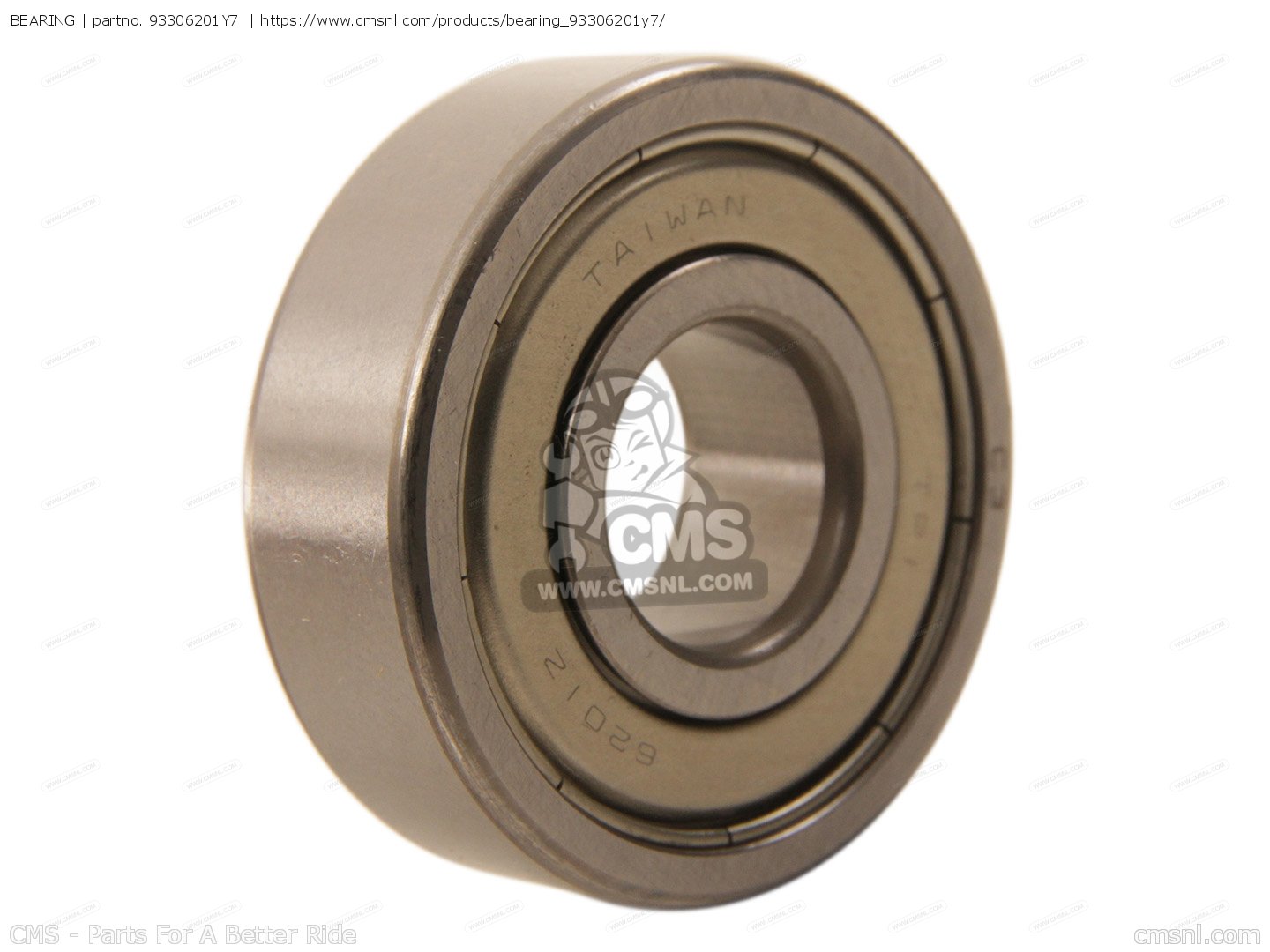 93306201Y7: BEARING Yamaha - buy the 93306-201Y7-00 at CMSNL