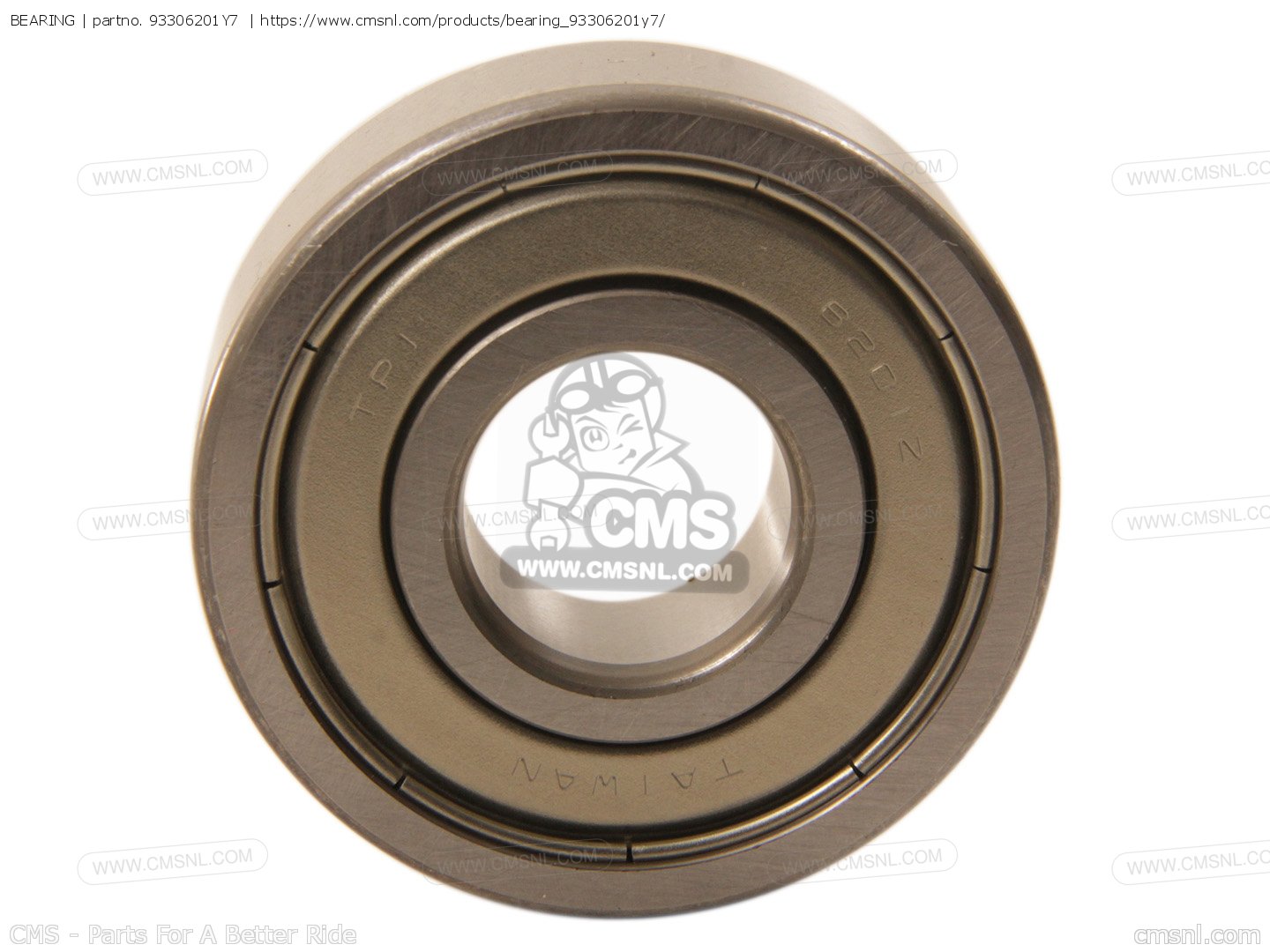 93306201Y7: BEARING Yamaha - buy the 93306-201Y7-00 at CMSNL