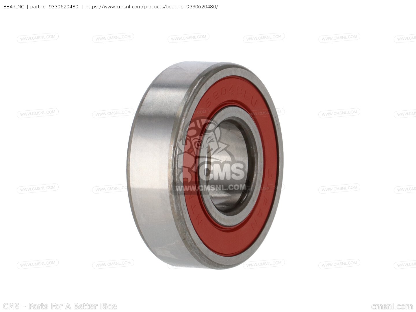 9330620480: BEARING Yamaha - buy the 93306-20480-00 at CMSNL
