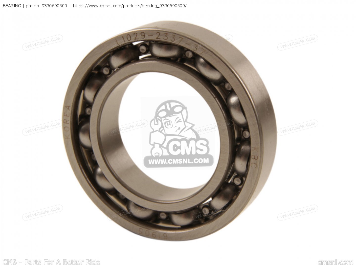 9330690509: BEARING Yamaha - buy the 93306-90509-00 at CMSNL