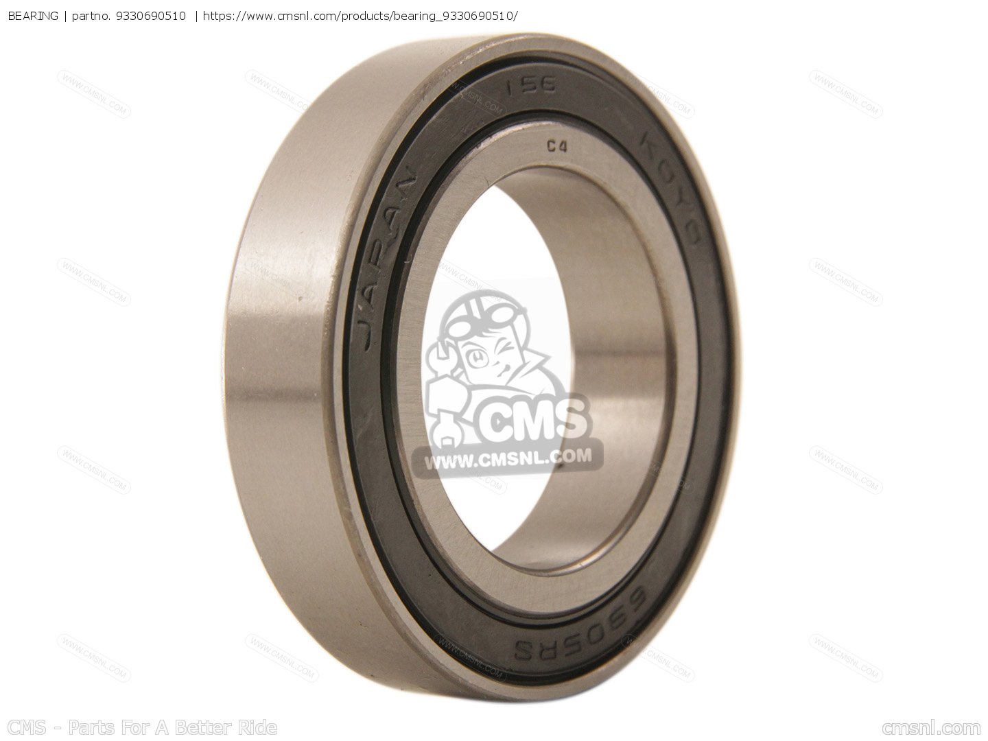 9330690510: BEARING Yamaha - buy the 93306-90510-00 at CMSNL