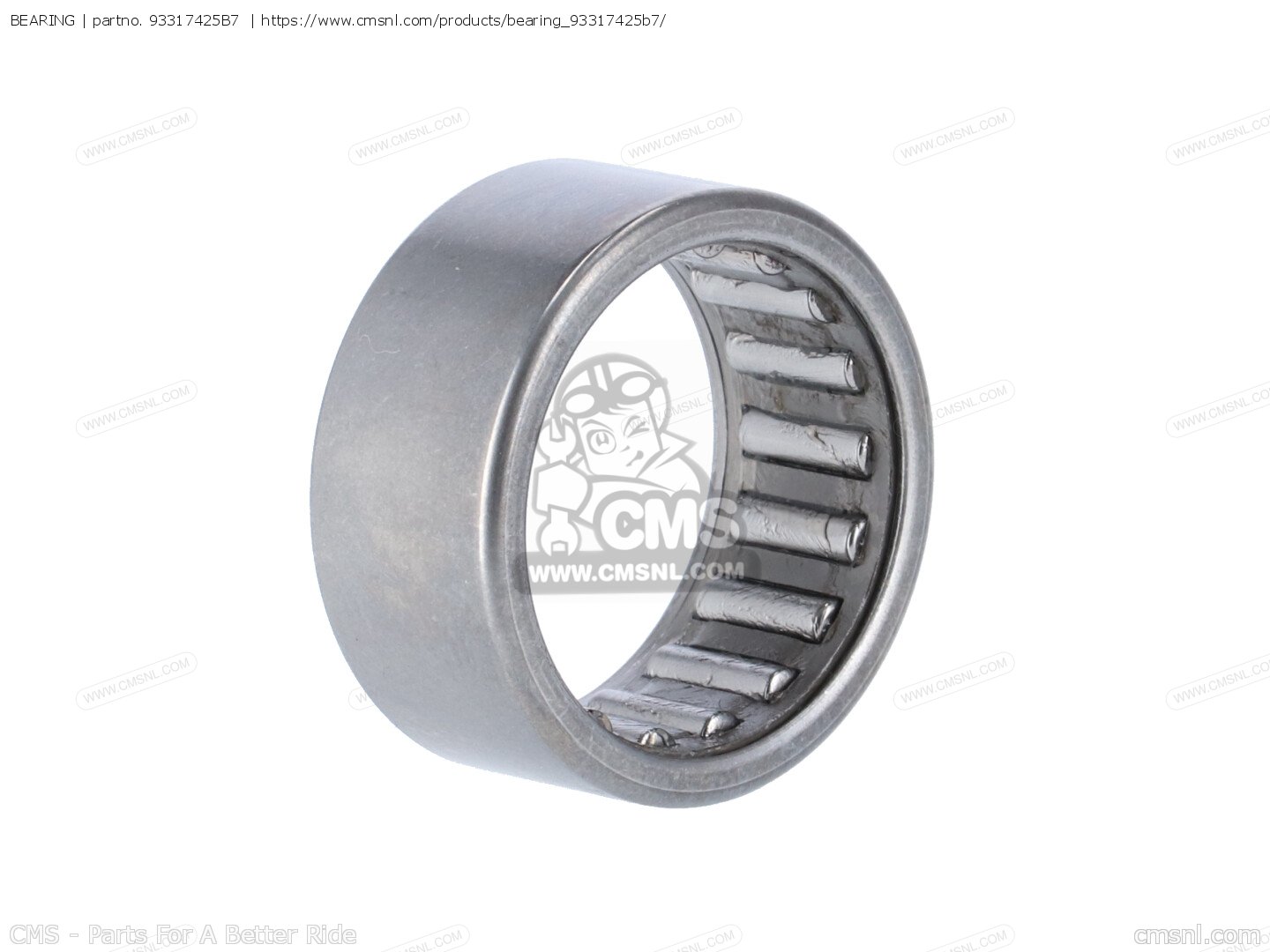 93317425B7: BEARING Yamaha - buy the 93317-425B7-00 at CMSNL