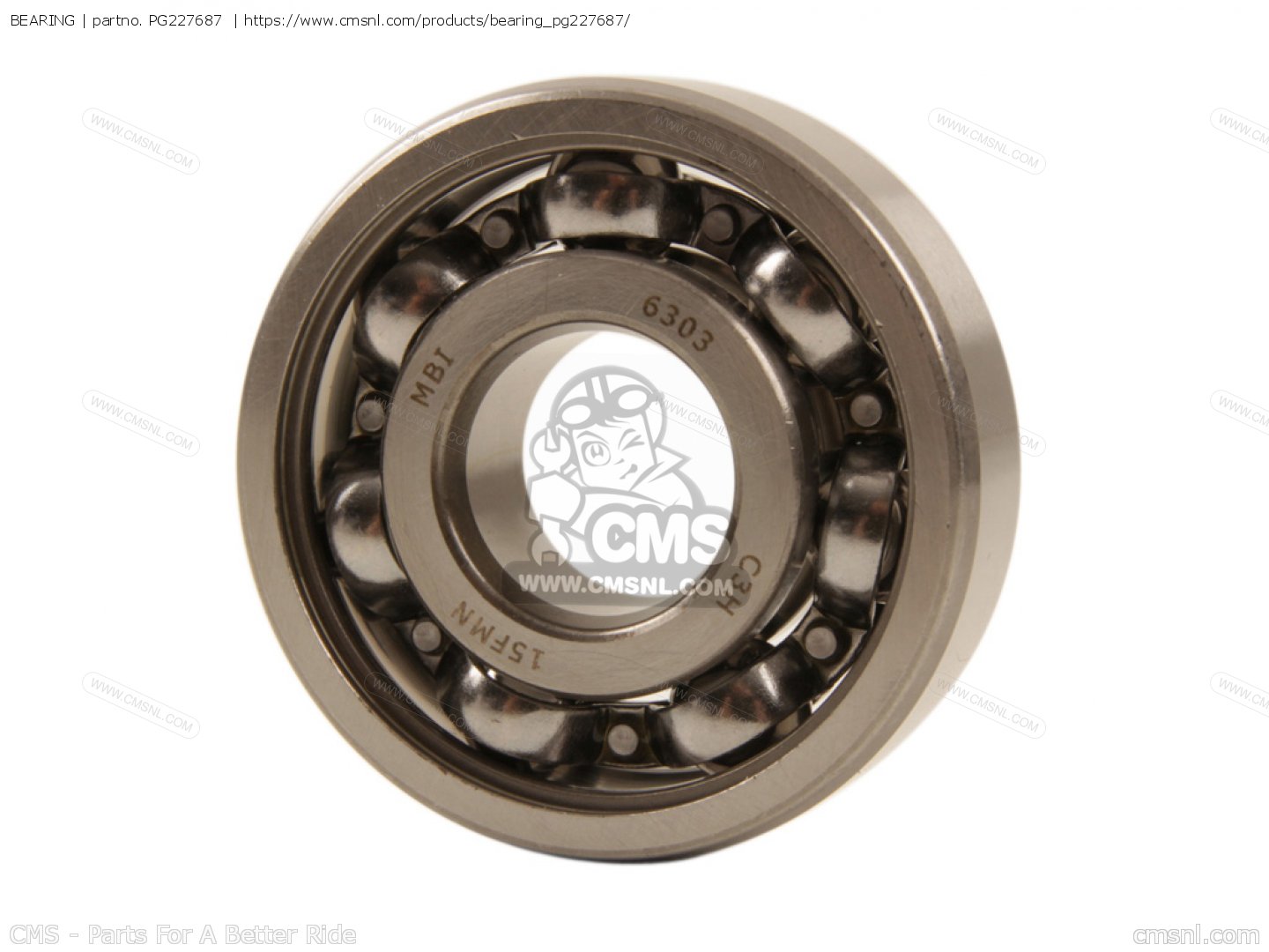 PG227687: Bearing Piaggio Group - buy the 227687 at CMSNL