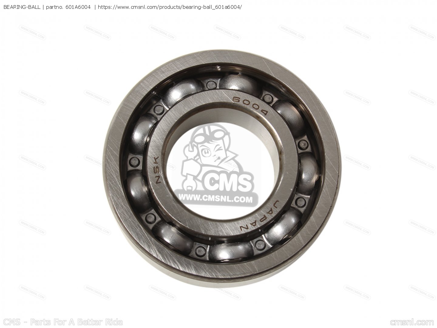 601A6004: BEARING-BALL,#6004 Kawasaki - buy the 601A6004 at CMSNL