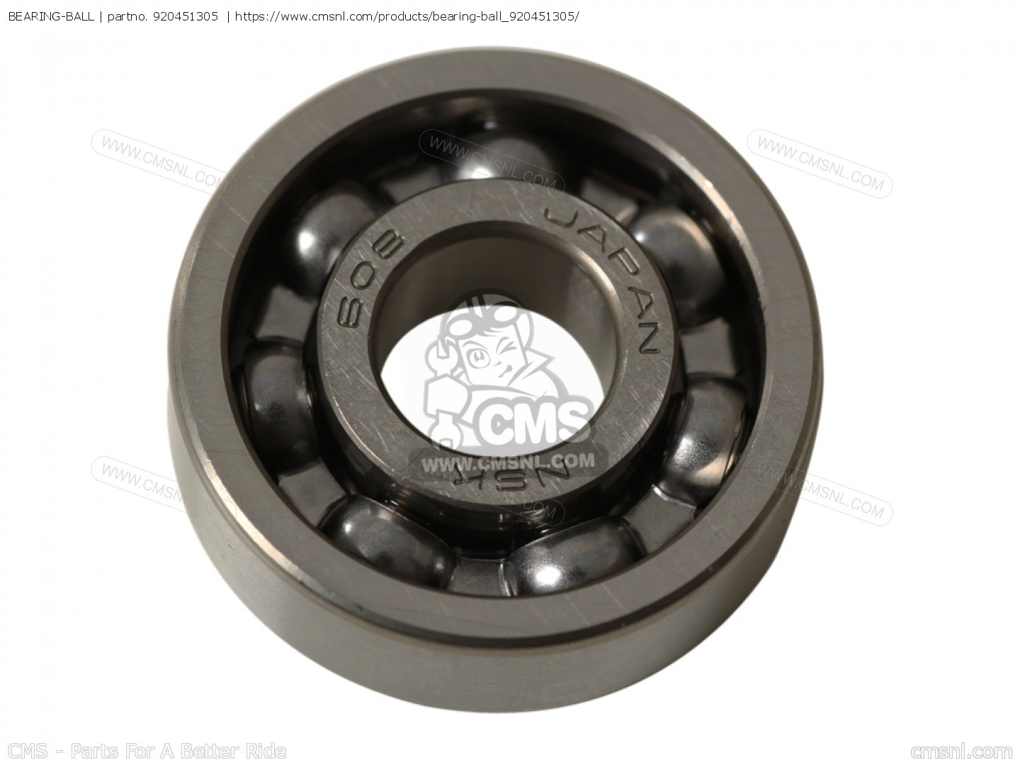 920451305: BEARING-BALL,608MC3 Kawasaki - buy the 92045-1305 at CMSNL