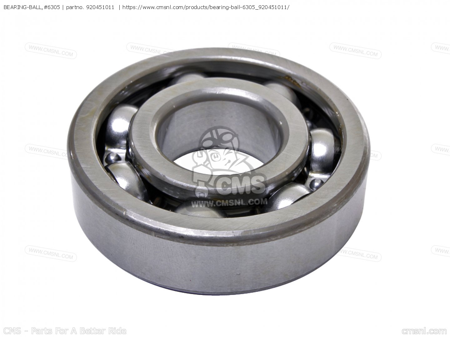 920451011: BEARING-BALL,#6305 Kawasaki - buy the 92045-1011 at CMSNL
