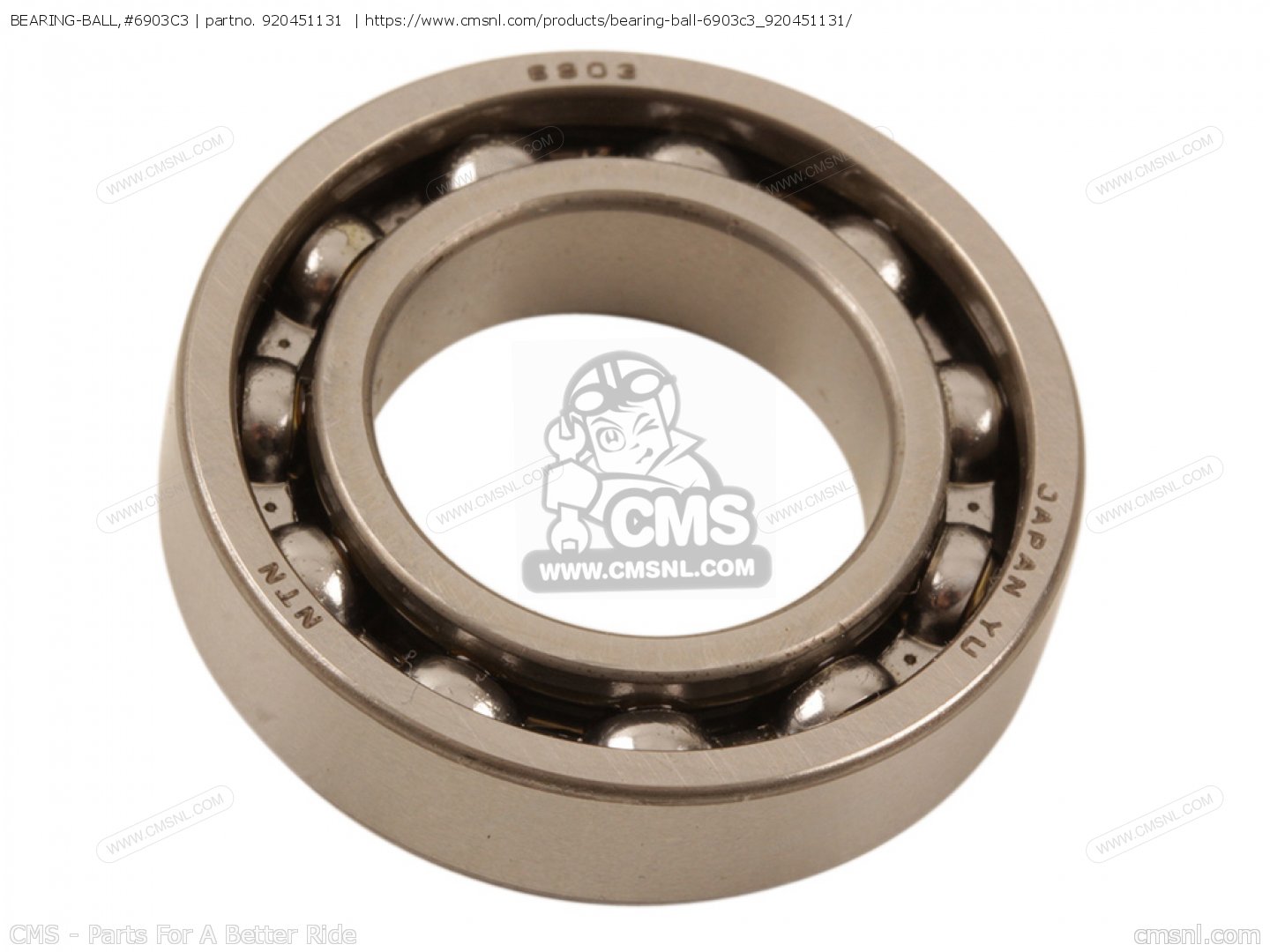 920451131: BEARING-BALL,#6903C3 Kawasaki - buy the 920451131 at CMSNL