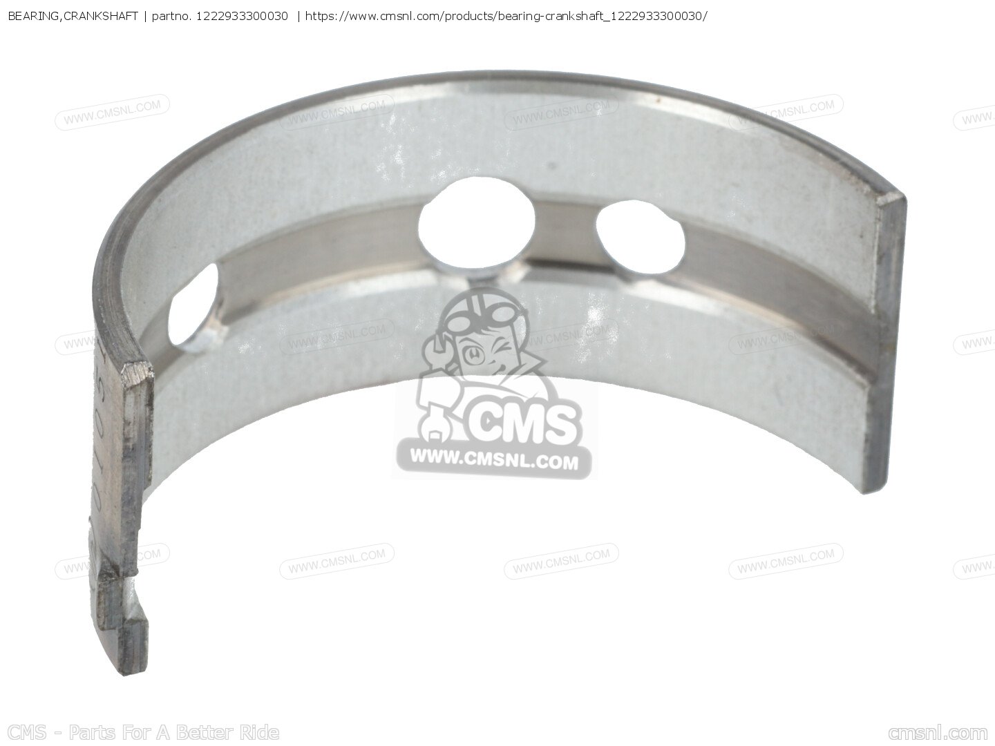 1222933300030: Bearing,crankshaft Suzuki - buy the 12229-33300-030 at CMSNL