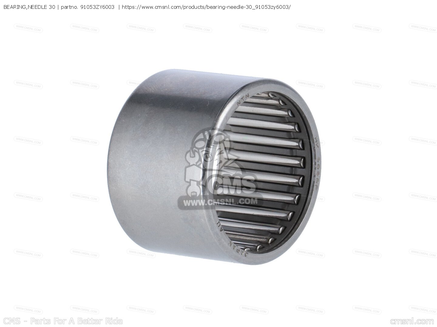 91053ZY6003: BEARING,NEEDLE 30 Honda - buy the 91053-ZY6-003 at CMSNL