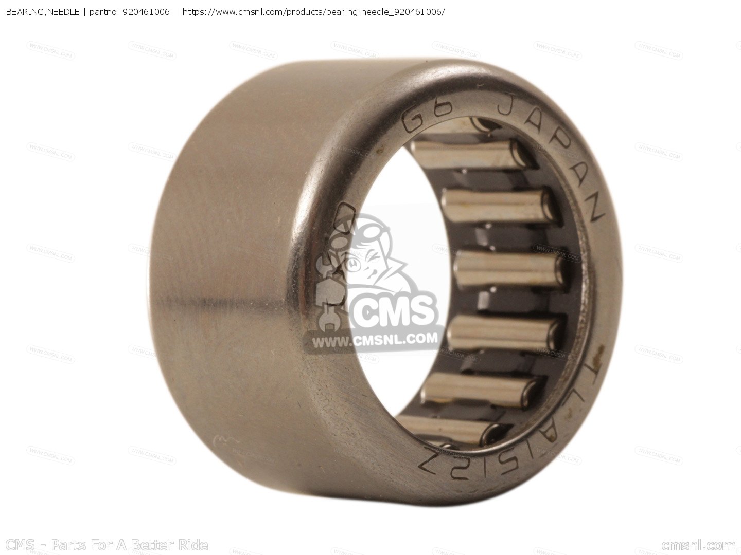 920461006: Bearing,needle Kawasaki - buy the 92046-1006 at CMSNL
