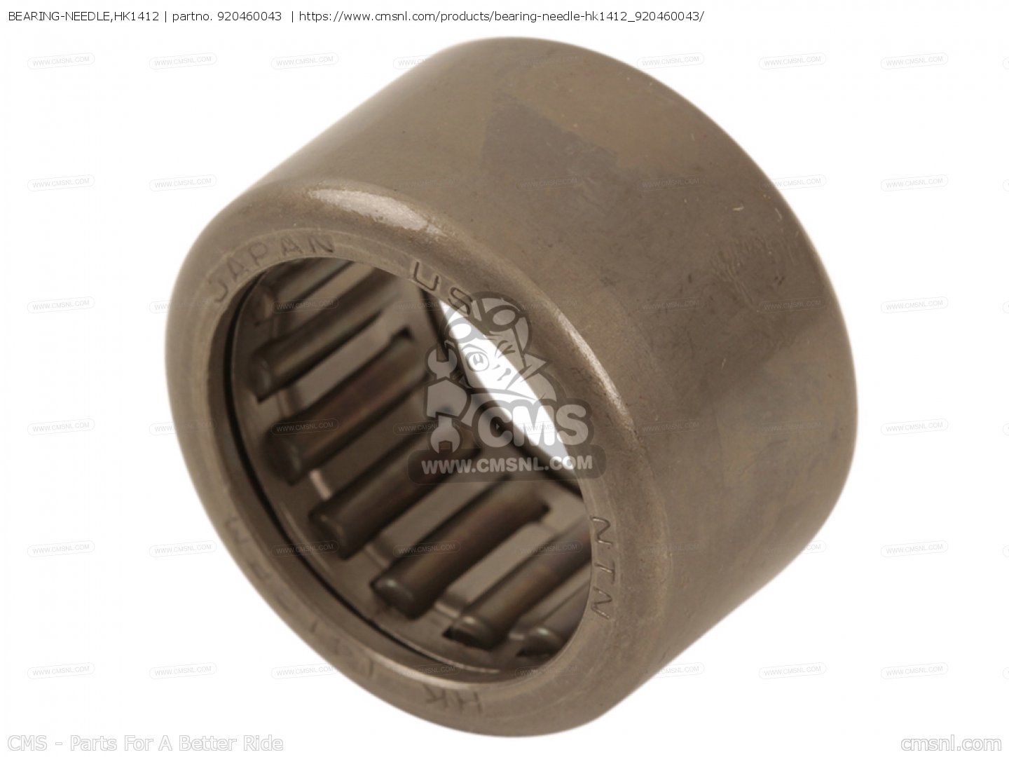920460043: BEARING-NEEDLE,HK1412 Kawasaki - buy the 92046-0043 at CMSNL