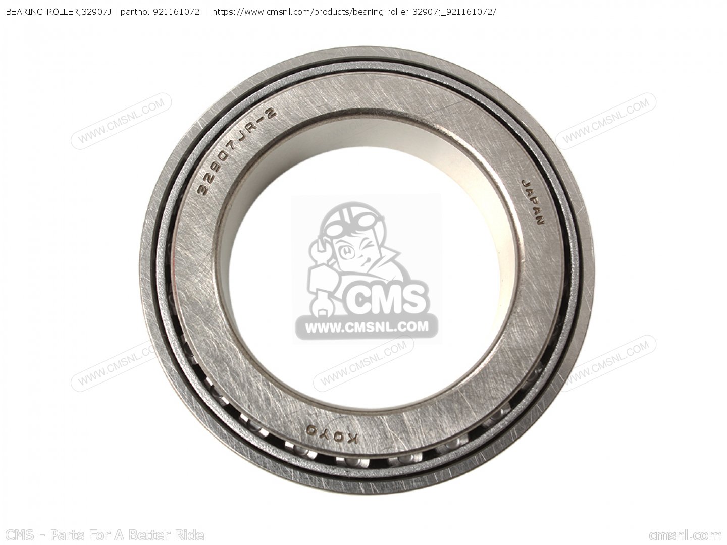 921161072: BEARING-ROLLER,32907J Kawasaki - buy the 92116-1072 at CMSNL