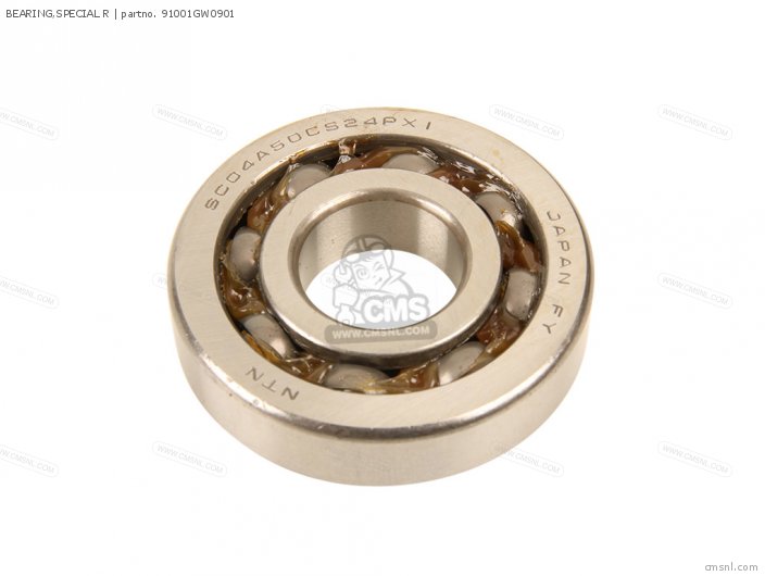 91001GW0901: BEARING,SPECIAL R Honda - buy the 91001-GW0-901 at CMSNL