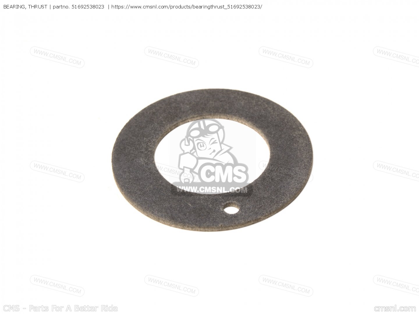 51692538023: Bearing, Thrust Honda - buy the 51692-538-023 at CMSNL