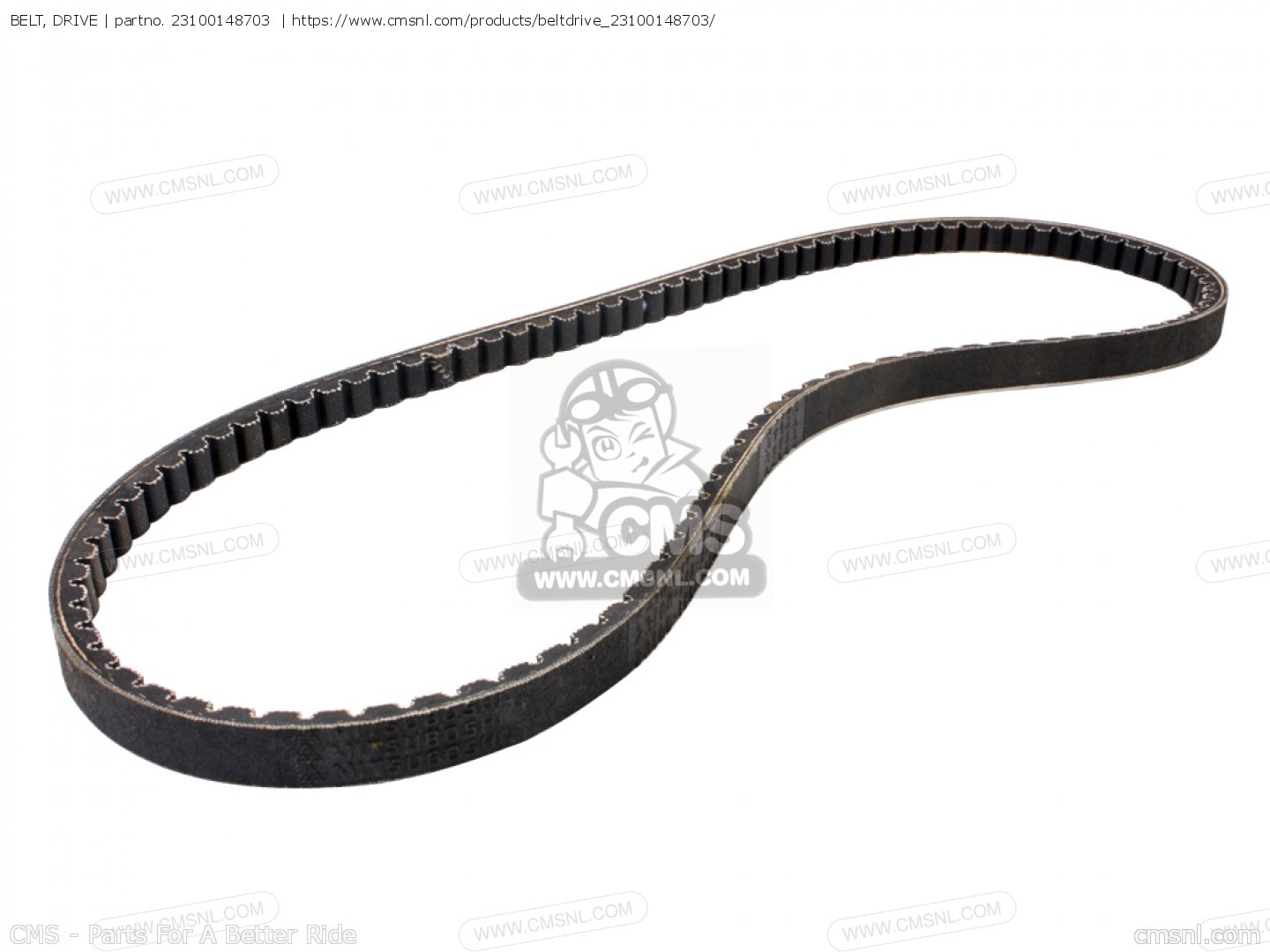 23100148703: BELT, DRIVE Honda - buy the 23100-148-703 at CMSNL