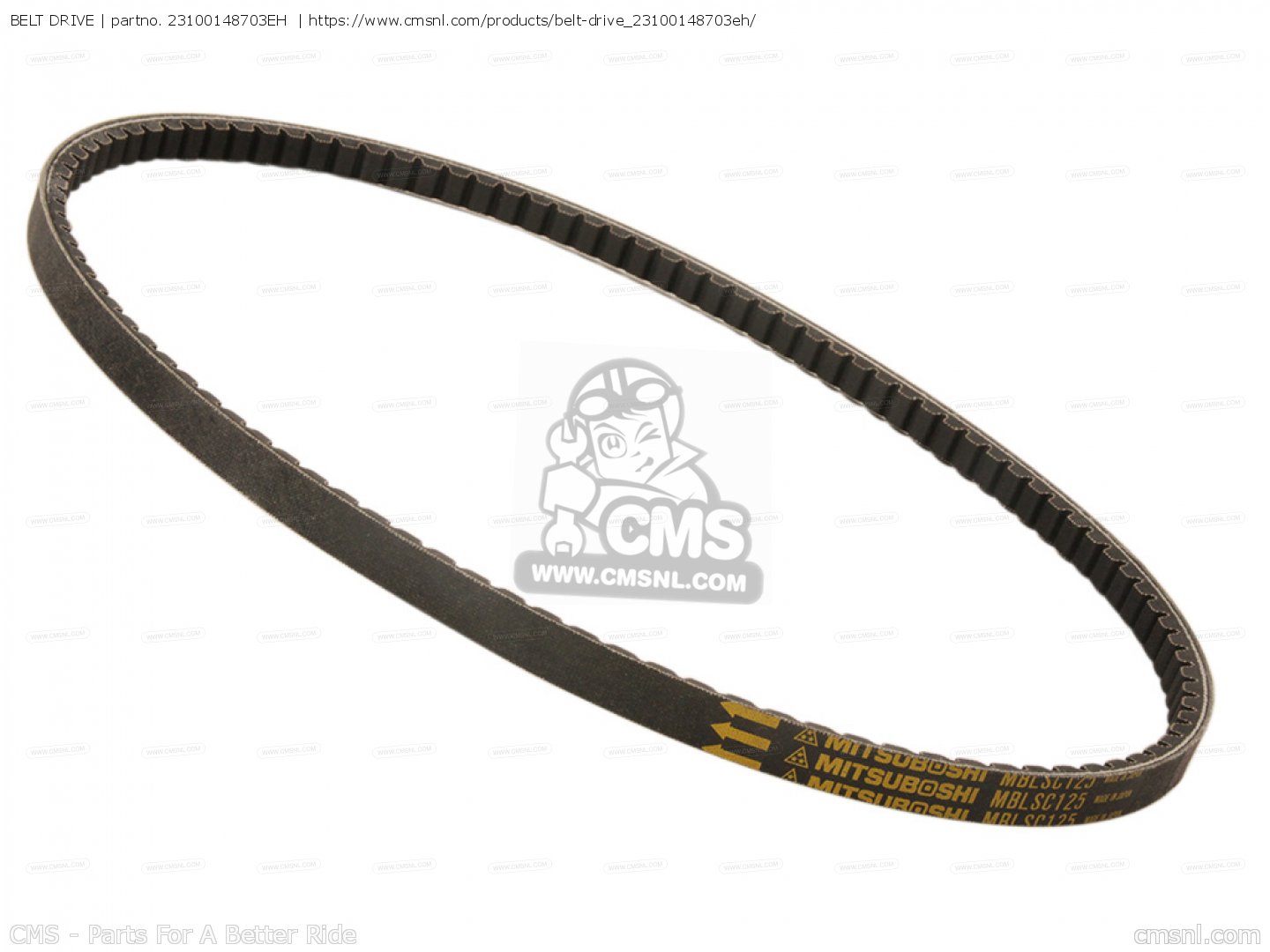 23100148703EH: BELT DRIVE Honda - buy the 23100-148-703EH at CMSNL