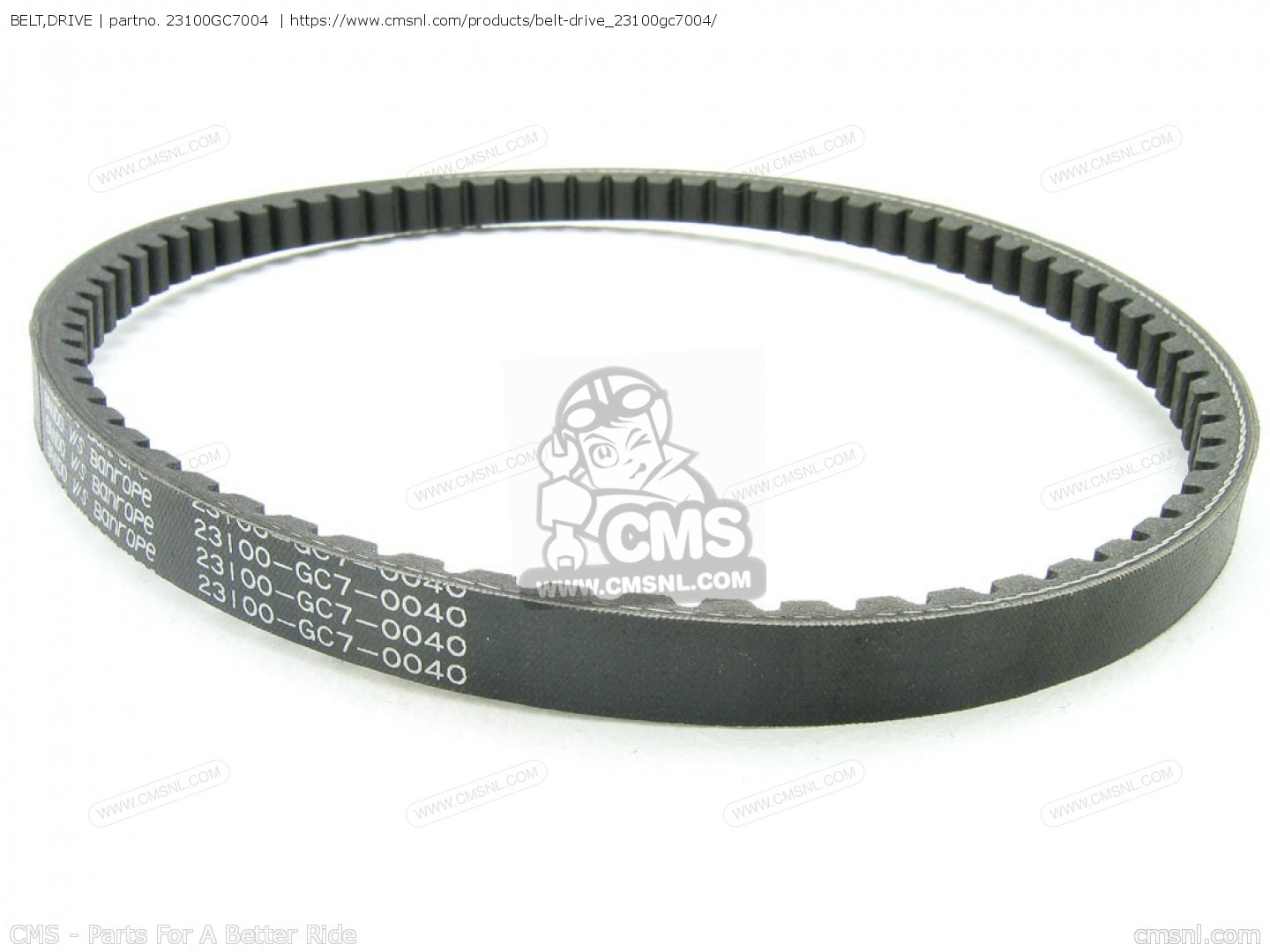 23100GC7004: Belt,drive Honda - buy the 23100-GC7-004 at CMSNL