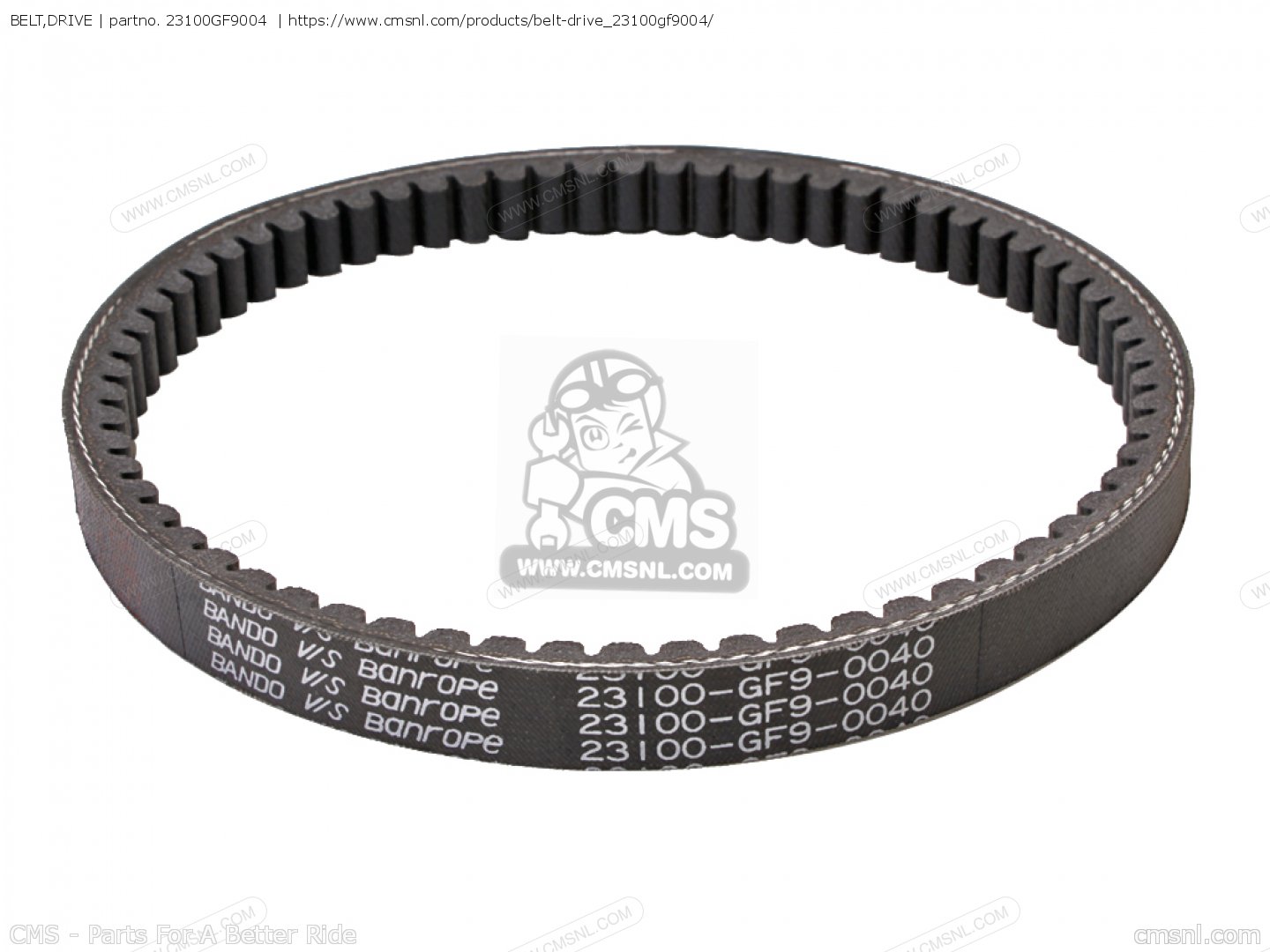 23100GF9004: BELT,DRIVE Honda - buy the 23100-GF9-004 at CMSNL