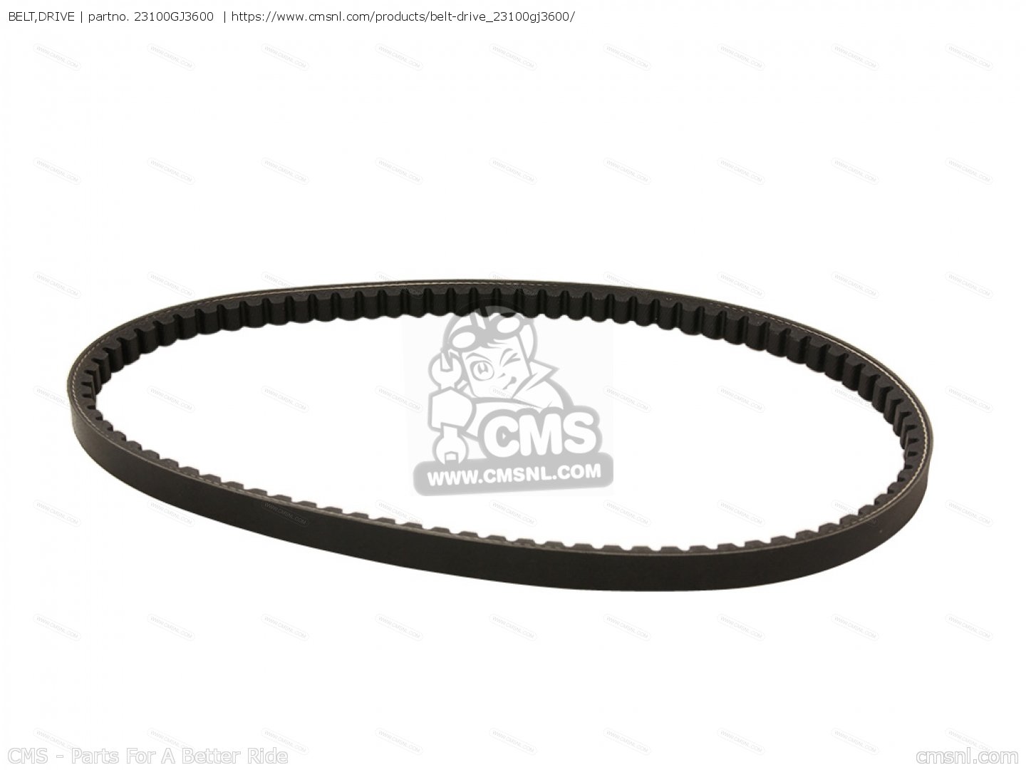 23100GJ3600: BELT,DRIVE Honda - buy the 23100-GJ3-600 at CMSNL