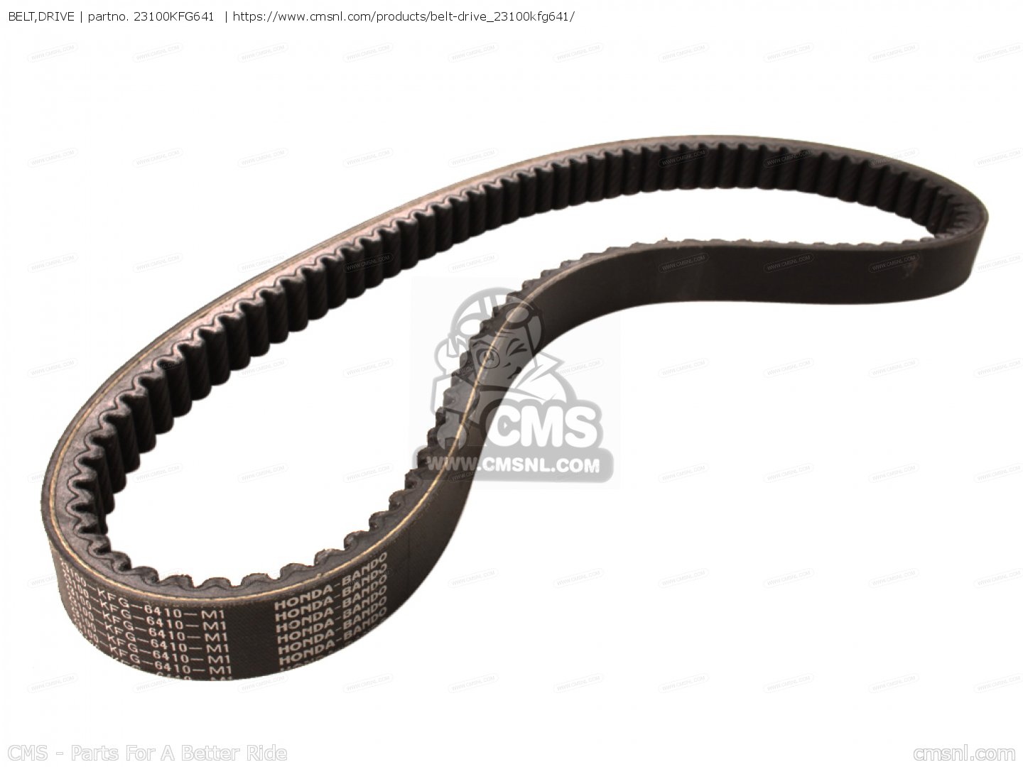 23100KFG641: BELT,DRIVE Honda - buy the 23100-KFG-641 at CMSNL