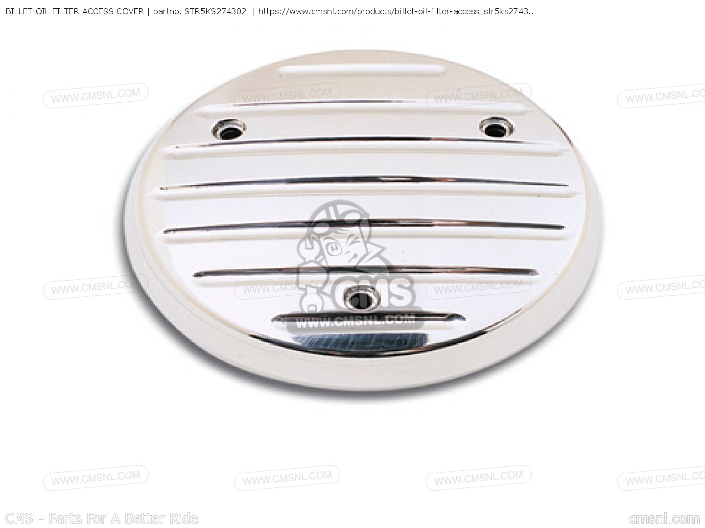 STR5KS274302: Billet Oil Filter Access Cover Yamaha - buy the STR-5KS27 ...
