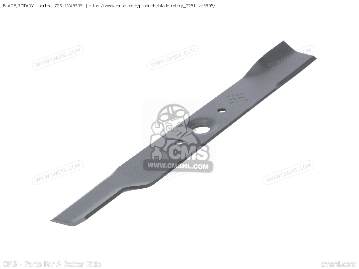 72511VA5505: BLADE,ROTARY Honda - buy the 72511-VA5-505 at CMSNL