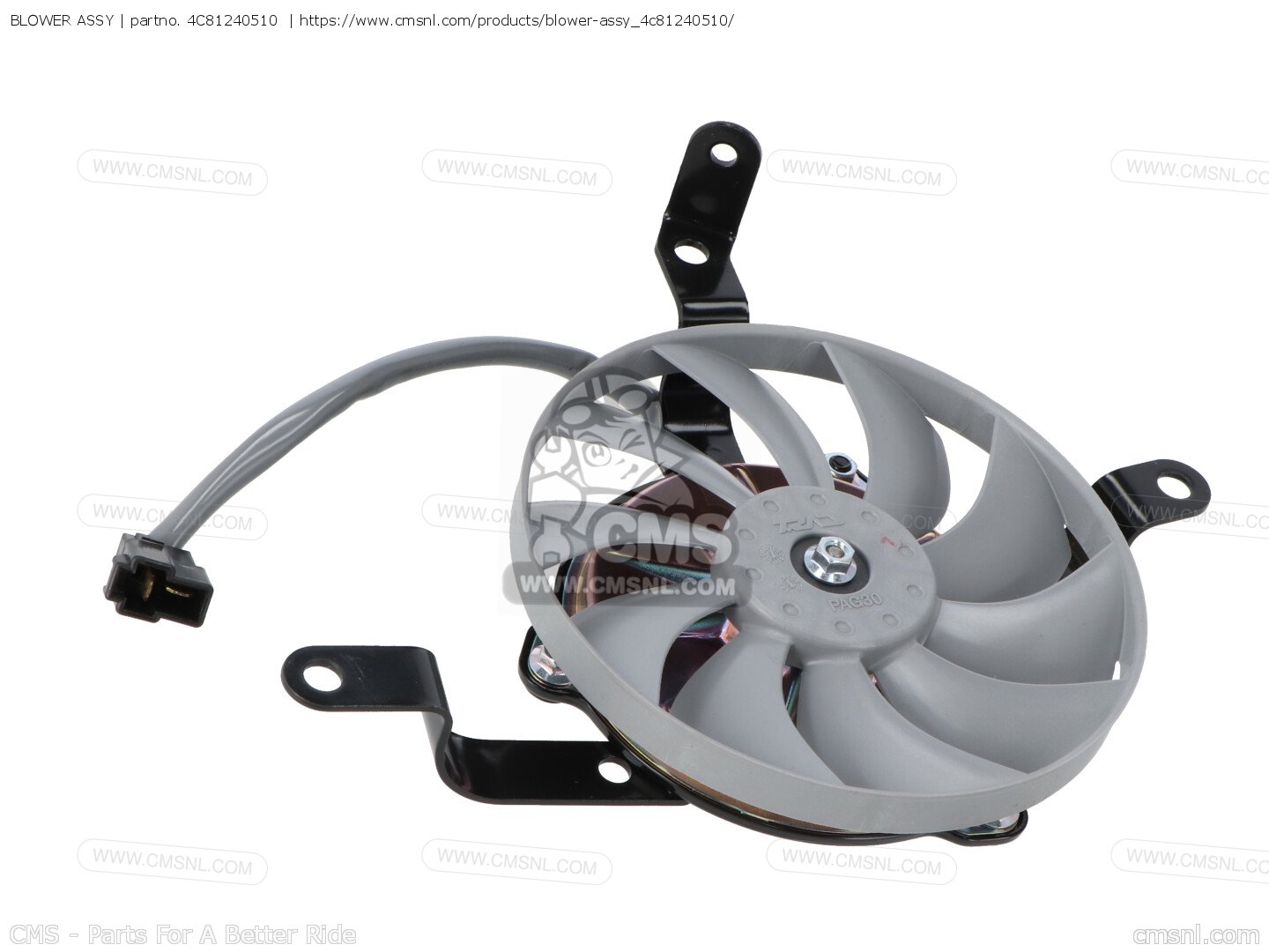 4C81240510: BLOWER ASSY Yamaha - buy the 4C8-12405-10-00 at CMSNL