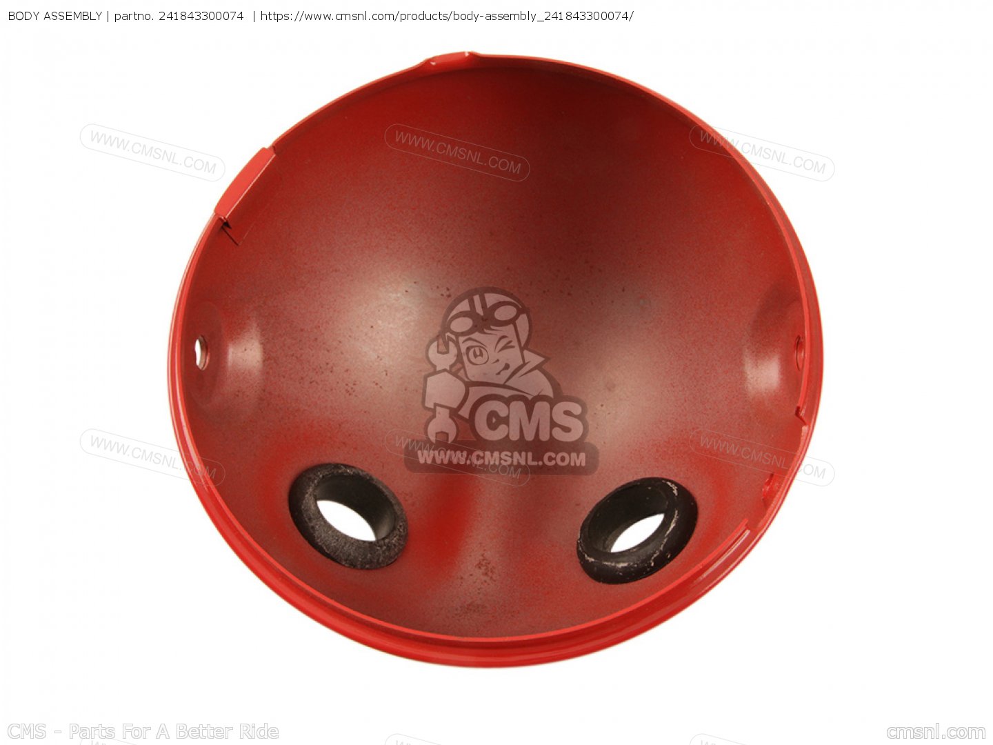 241843300074: BODY ASSEMBLY Yamaha - buy the 241-84330-00-74 at CMSNL