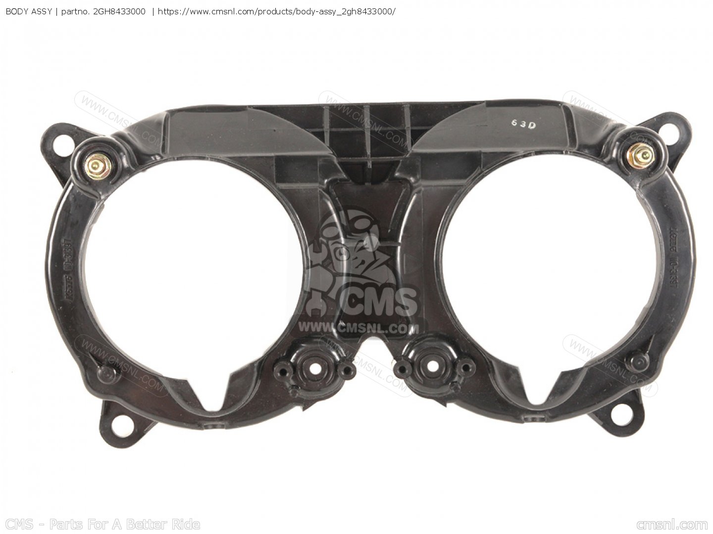 2GH8433000: BODY ASSY Yamaha - buy the 2GH-84330-00-00 at CMSNL