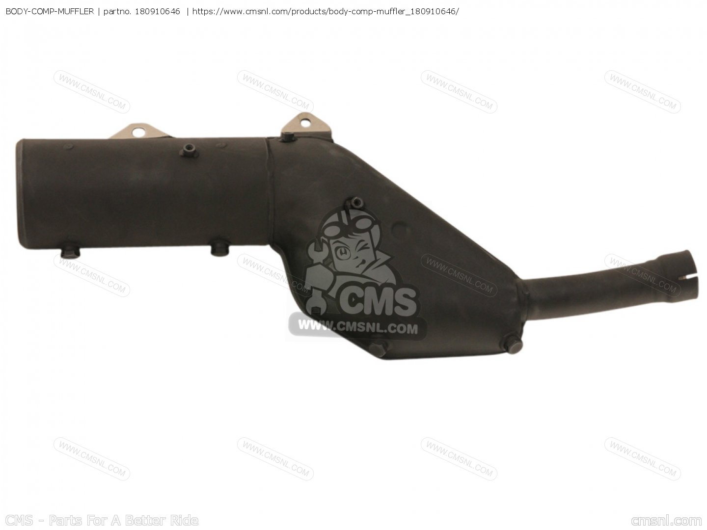 180910646: Body-comp-muffler Kawasaki - buy the 18091-0646 at CMSNL