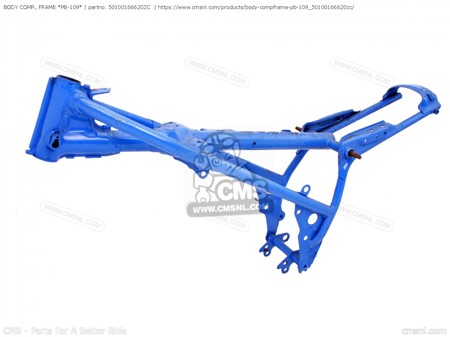 50100166620ZC: Body Comp., Frame *pb-109* Honda - buy the 50100-166 ...