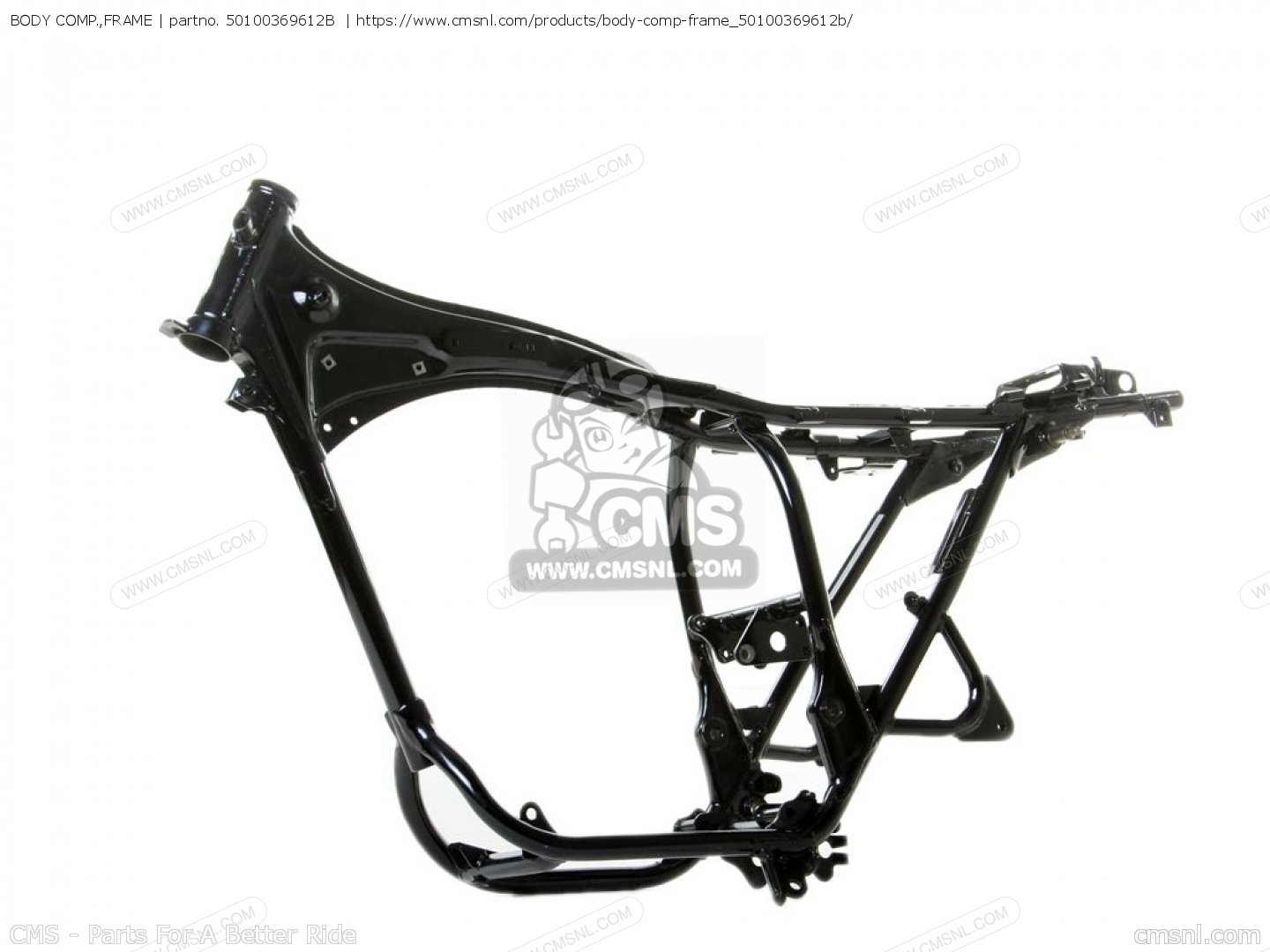 50100369612B: BODY COMP.,FRAME Honda - buy the 50100-369-612B at CMSNL