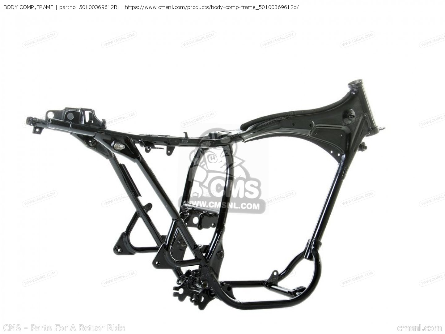50100369612B: BODY COMP.,FRAME Honda - buy the 50100-369-612B at CMSNL