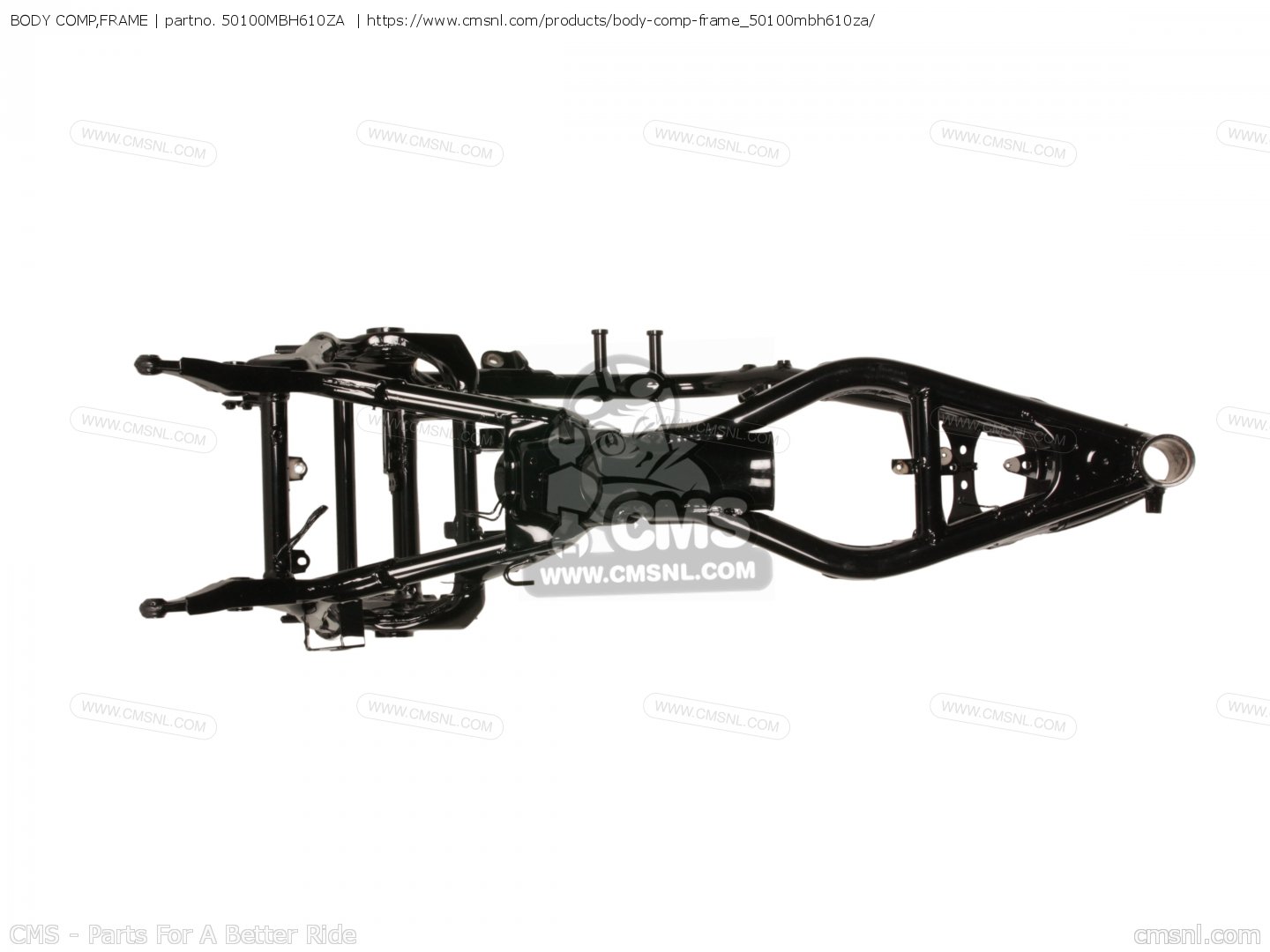 50100MBH610ZA: Body Comp,frame Honda - buy the 50100-MBH-610ZA at CMSNL